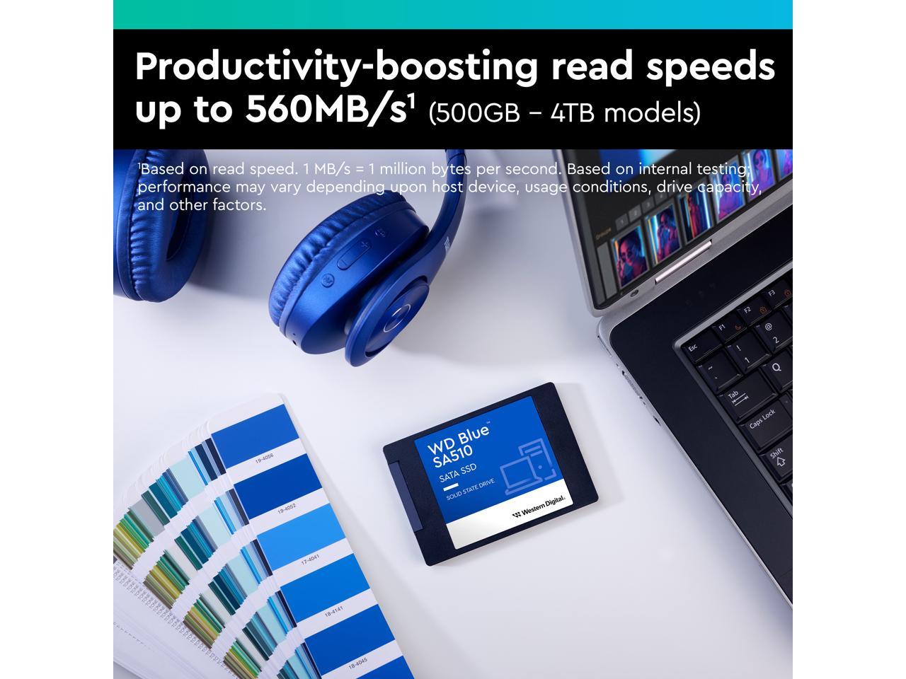 WD Blue 2TB SA510 2.5" Internal Solid State Drive SSD - WDS200T3B0A